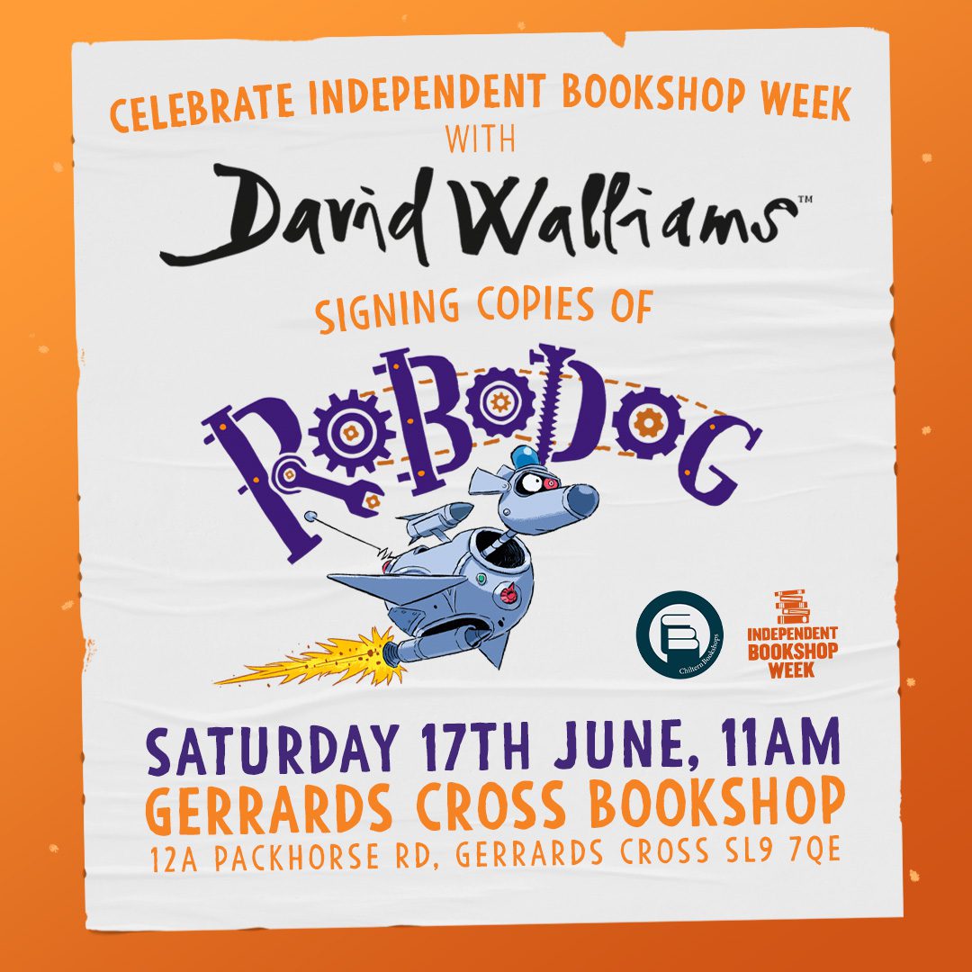 EXTRA ROBODOG SIGNING EVENT - Just Announced! - The World of David Walliams